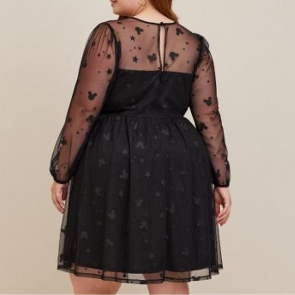 torrid | Dresses | Torrid Disney Mickey Mouse Stars At The Knee Tulle ...